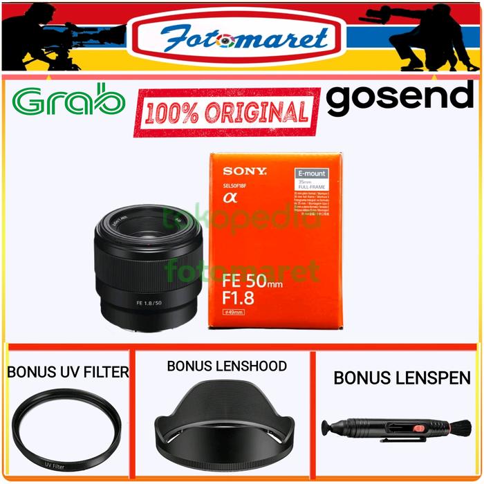 Jual Lensa Sony Fe 50mm F1.8 / Sony Fe 50mm F1.8 Full Frame Di Seller ...