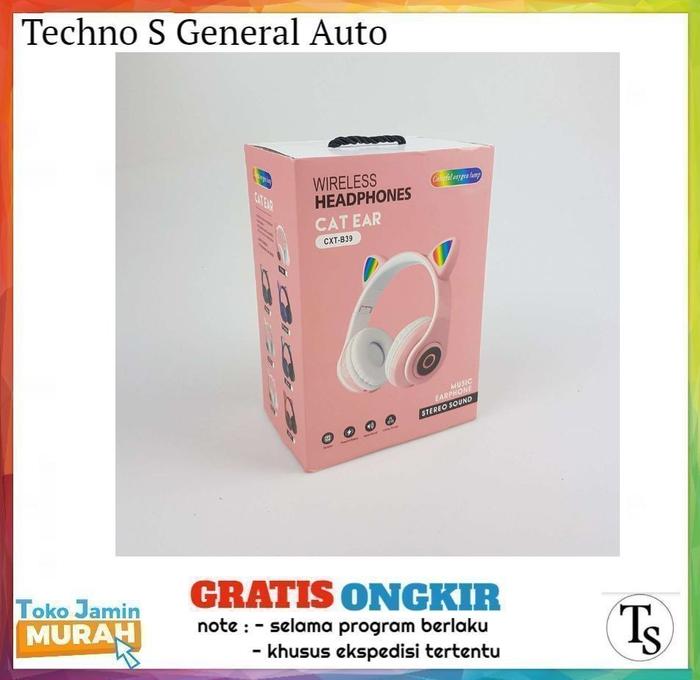 Jual Bluetooth Headphone Cat Ear / Headset Telinga Kucing / Head set ...