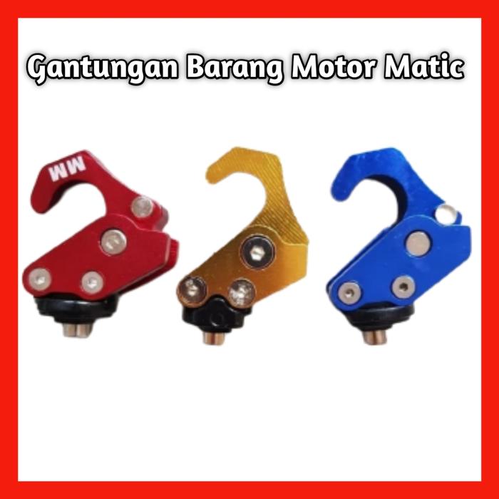 Jual Gantungan barang Motor Nmax Matic Lexi aerox Universal Lipat Full ...