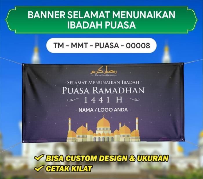 Jual Cetak/Print Spanduk|Banner|MMT -Selamat Menunaikan Puasa - Kota ...