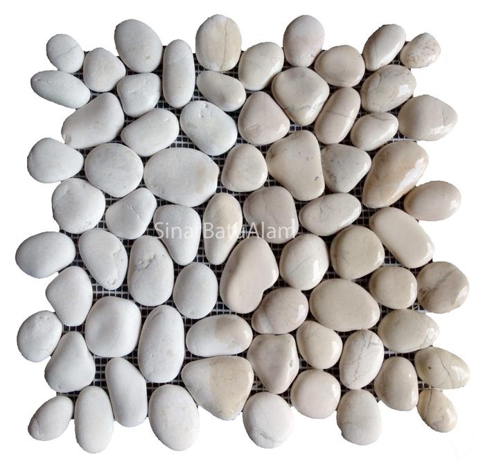 Jual Mosaic pebble putih - Kab. Sidoarjo - Sinar Batu Alam | Tokopedia