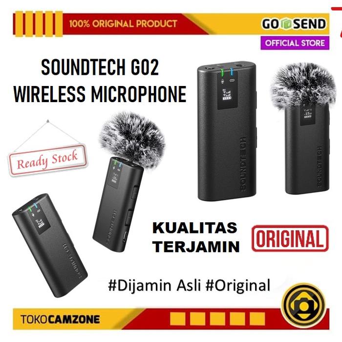 Promo SOUNDTECH GO2 - 2.4Ghz Wireless Microphone System with LCD Display Cicil 0% 3x - Jakarta ...