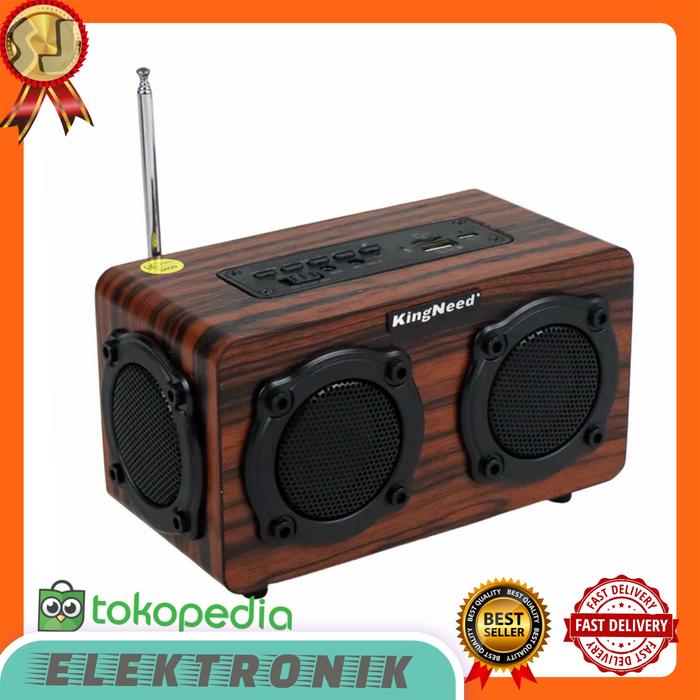 Jual SPEAKER BLUETOOTH FM Radio / STEREO / KAYU CLASSIC - Jakarta Barat ...