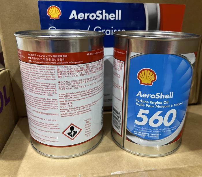Jual Aeroshell Turbine Oil 560 For Aircraft Turbine Engine (0.946L ...