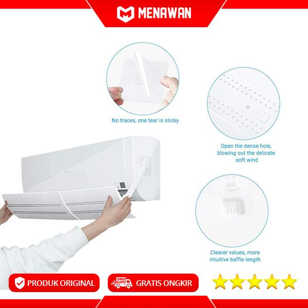 Jual Universal Air Conditioner Deflector Talang Ac Reflektor Ac Split ...