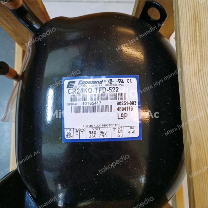 Jual Kompresor/Compressor Copeland CR24KQ-TFD-522 R22 Model Piston ...