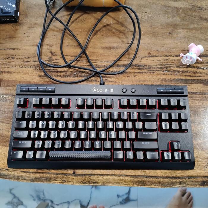 Jual corsair mechanical keyboard k63 tkl red led - Kota Bandar Lampung - Balong Kuring | Tokopedia