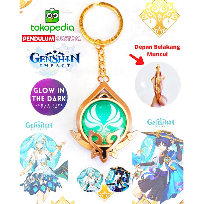 Promo Gantungan kunci Vision Genshin Impact WANDERER SCARAMOUCHE ...