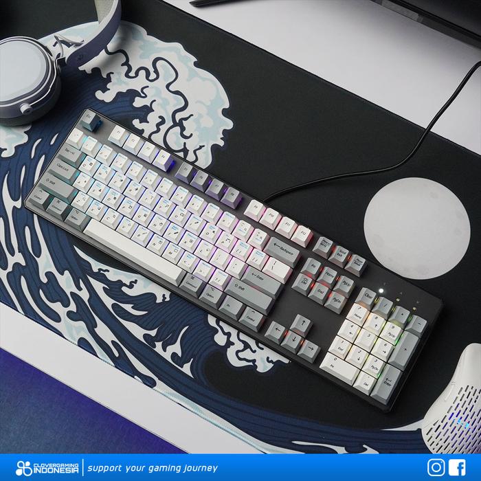 Promo Keycaps CLV PBT Designer Fullsize 104 Keycap Mechanical Keyboard ...