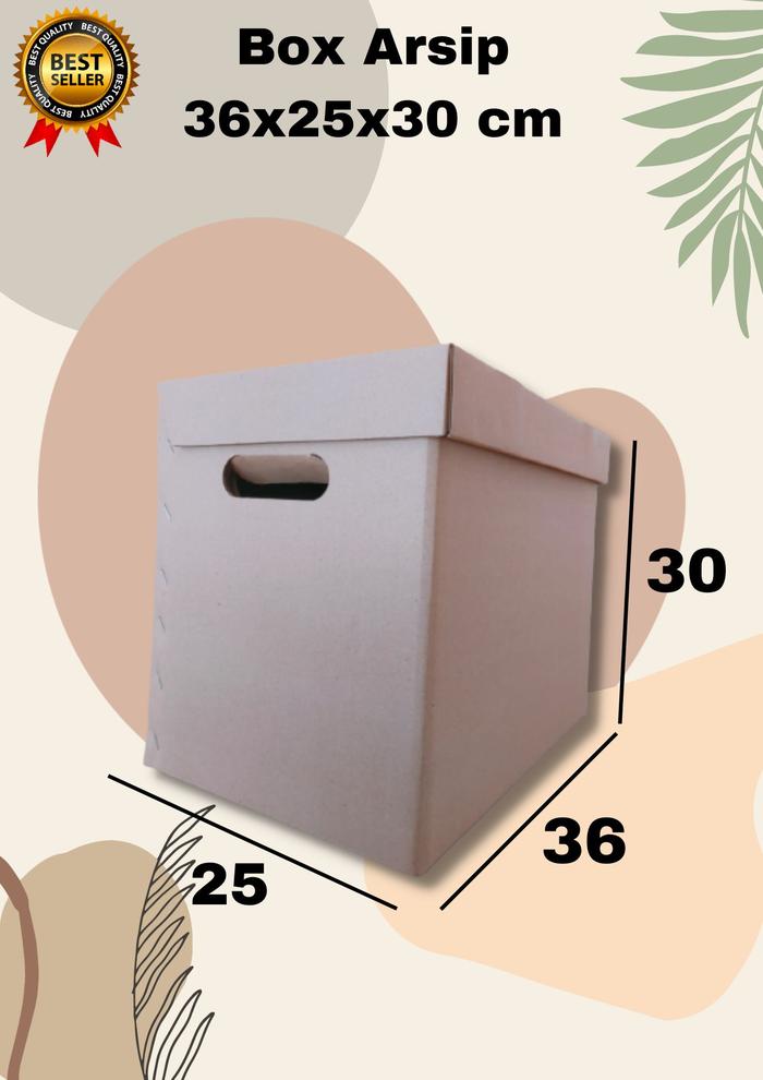 Jual Dus Arsip File Dokumen ukuran 36x25x30cm/ Box File Polos ...
