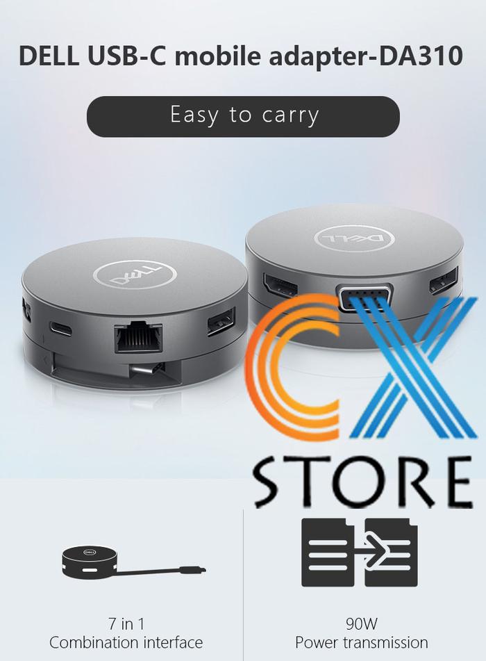 Jual DELL DA310 7-in-1 USB-C Multiport Adapter - Jakarta Utara ...