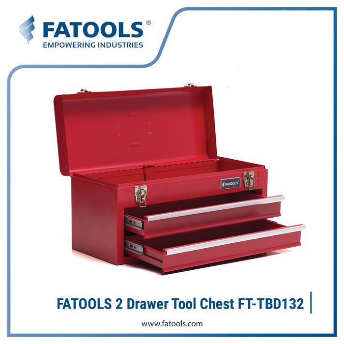 Jual FATOOLS TBD132 2 Drawer Tool Chest 520X220X260 Tool Box Kotak ...