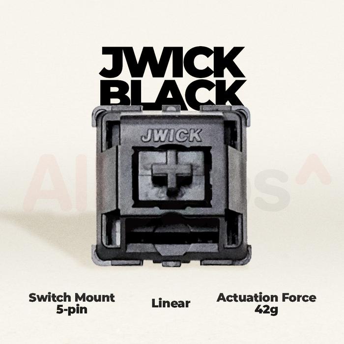 Jual JWK / JWICK Black Linear Switch 58.5g PCB Mount - Jakarta Utara ...