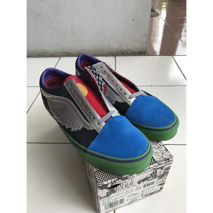 Jual Sepatu Sneakers Vans Old Skool X Marvel Avengers New 100% ORIGINAL ...