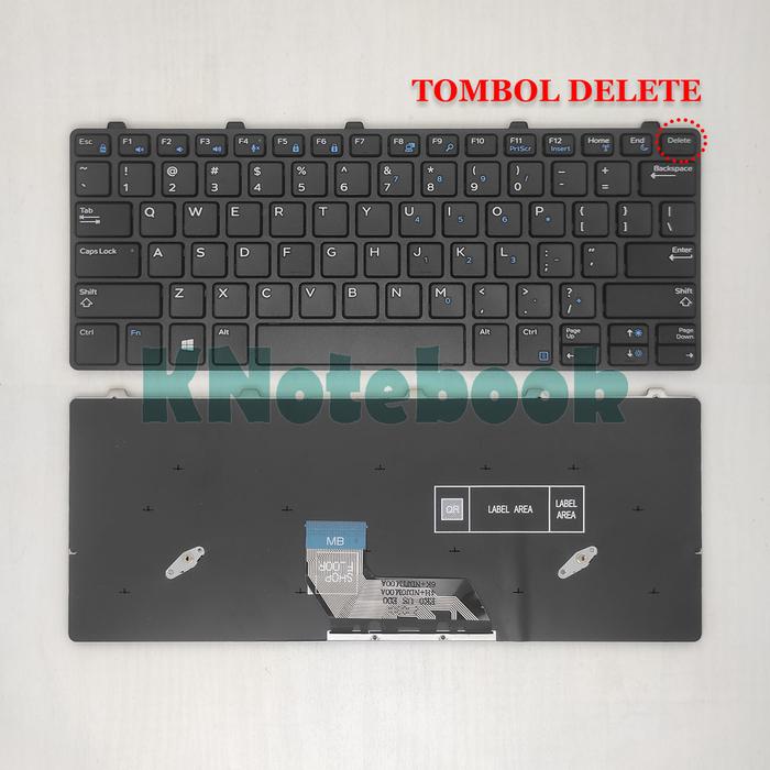 Jual Keyboard Dell Latitude 13 3380 3180 3189 3190 3190 2-in-1 3300 ...