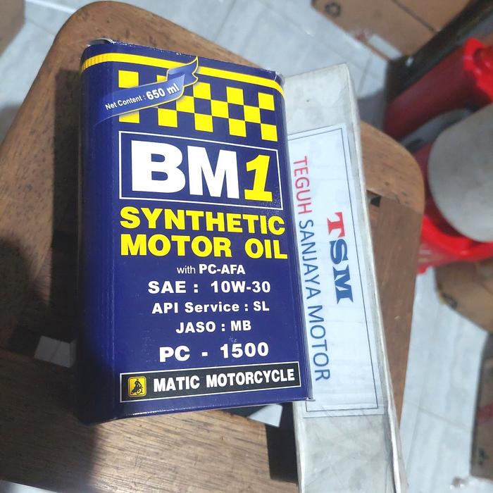 Jual Oli Mesin BM1 MATIC Metik Scooter 650 ML / 0.65 Liter 10W-30 PC ...