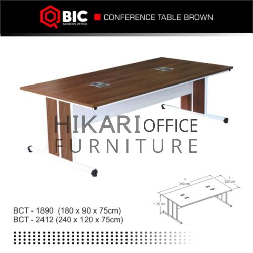 Jual CONFERENCE TABLE MAPLE / BROWN QBIG MEJA MEETING STAFF KONFIGURASI ...