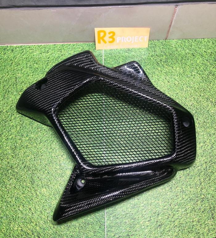 Jual Cover radiator custom yamaha aerox new carbon kevlar - Kab ...