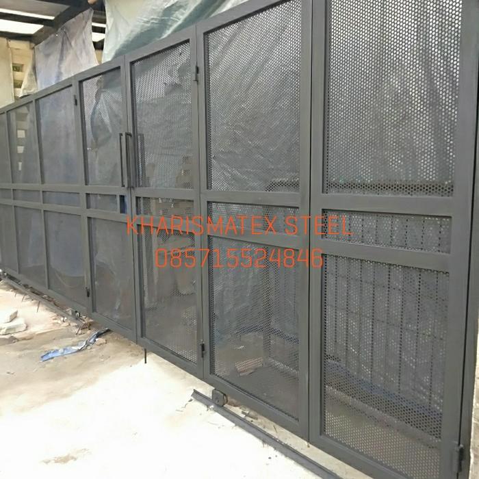 Jual pagar sliding pagar lipat plat perforated - Kota Tangerang Selatan ...