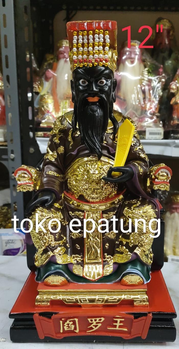 Jual patung dewa Giam lo Ong / raja neraka - fiber- 12 inch (g ...