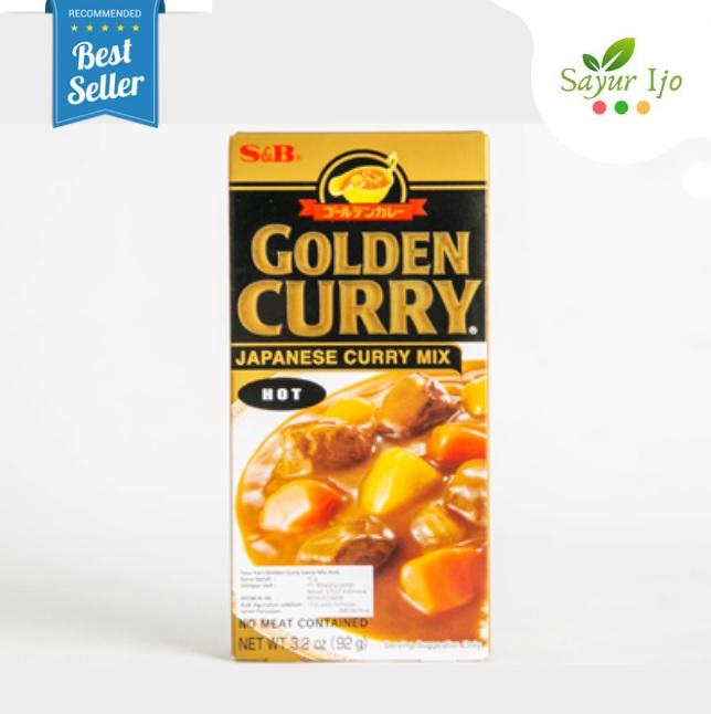 Jual S&B Golden Curry Japanese Curry Mix HOT 92 Gram Bumbu Kari Instant ...