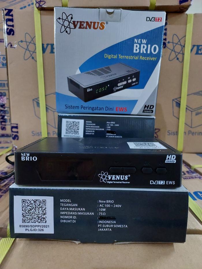 Jual Set Top Box Tv Digital Dvbt2 / Dvb-t2 Venus Brio Ews Garansi 1 ...