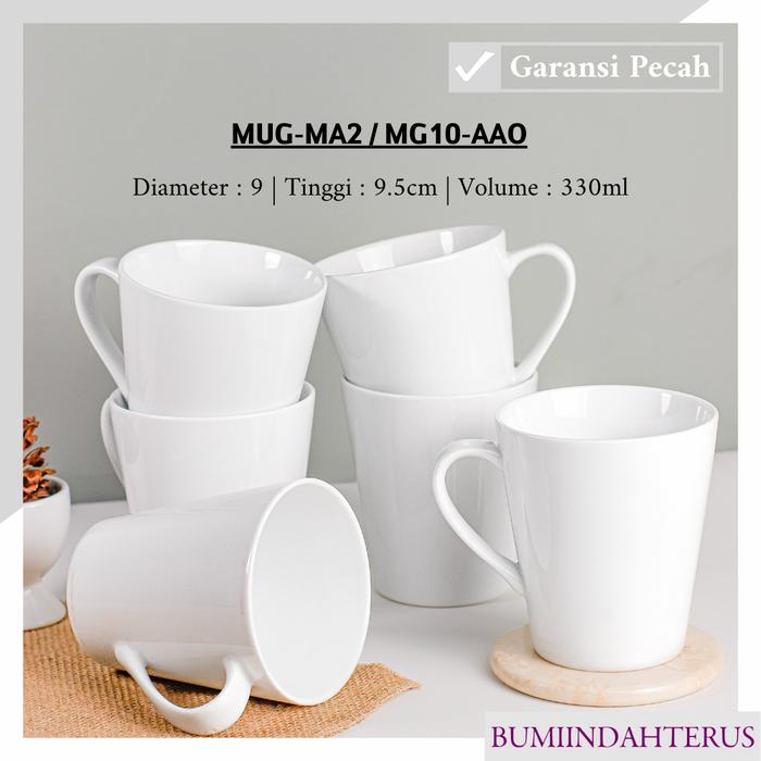 Jual Mug Keramik Polos (1PCS) By Indokeramik / Gelas Keramik / MUG-MA2 ...