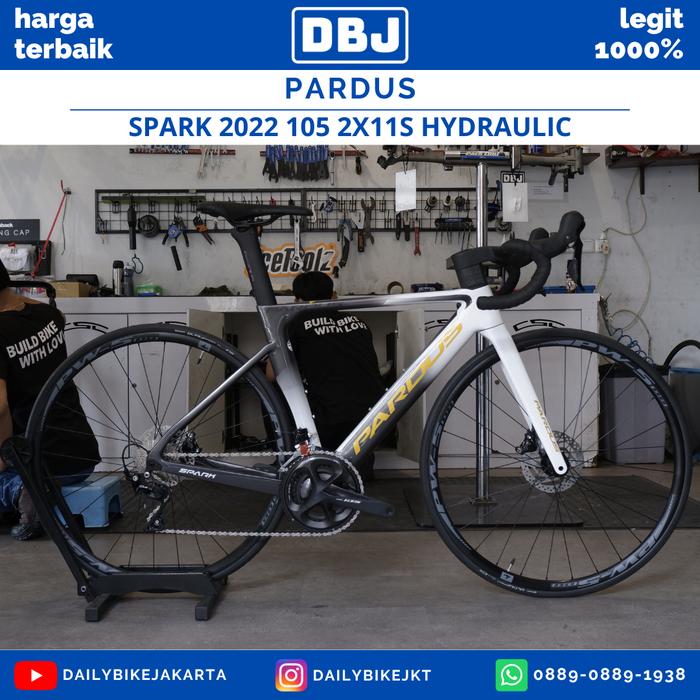 Jual FULLBIKE SEPEDA ROADBIKE PARDUS SPARK 2022 105 DISC HYDRAULIC ...