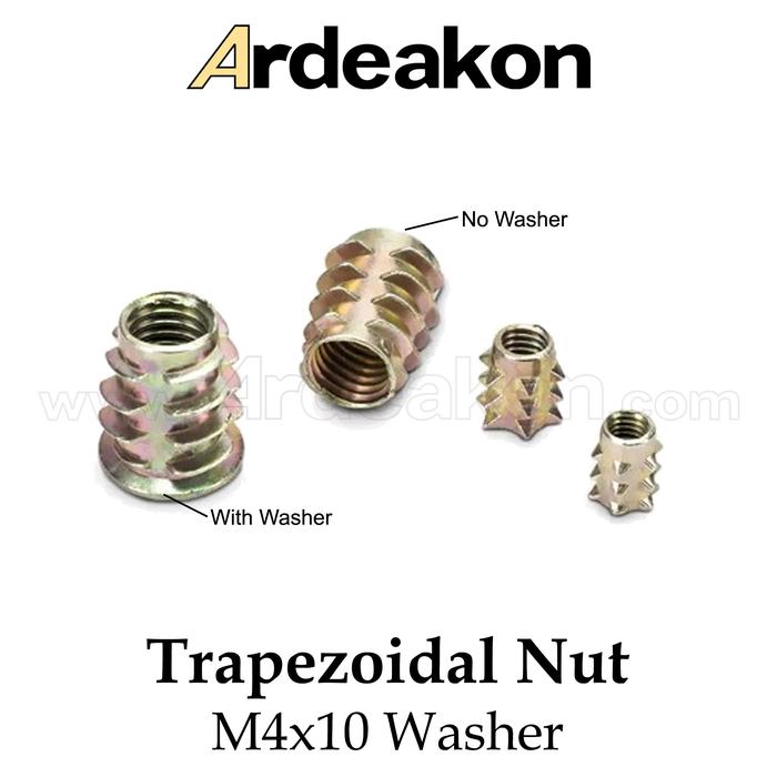 Jual Mur Nanas Mur Tanem Mur Tanam Furniture M4X10 With Washer Zinc ...