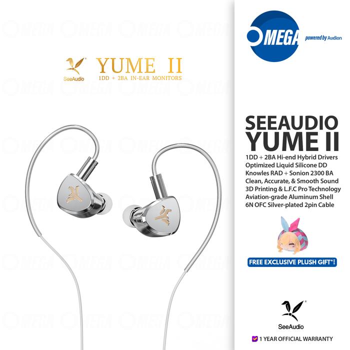 Promo SEEAUDIO YUME II/YUME 2/YUME2 1DD+2BA Hybrid Drivers 2pin In-ear ...
