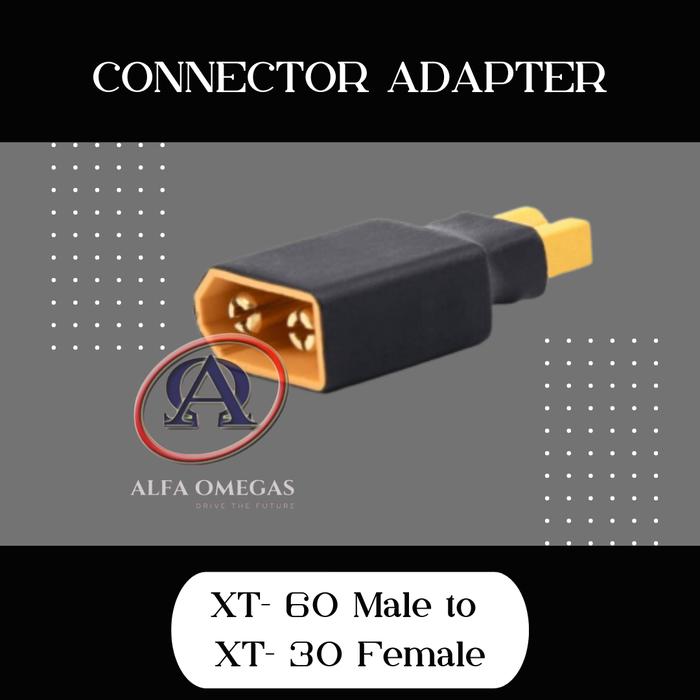 Jual XT- 60 to XT- 30 Connector Adapter Extension - Putih - Kota ...
