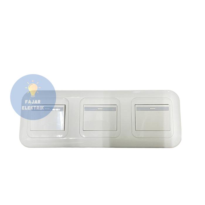 Jual PANASONIC SAKLAR ENGKEL MATA BESAR 3 GANG WIDE SERIES - Jakarta ...