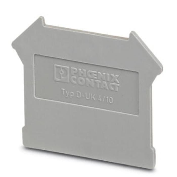 Jual END COVER TERMINAL UK PHOENIX CONTACT D-UK 4/10 END PLATE D-UK 4/ ...