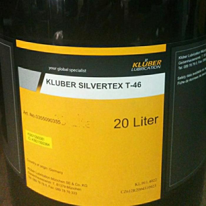 Jual Kluber SILVERTEX T-46 Oil Original Germany - Jakarta Barat - KluberLubricantsIndustrial ...