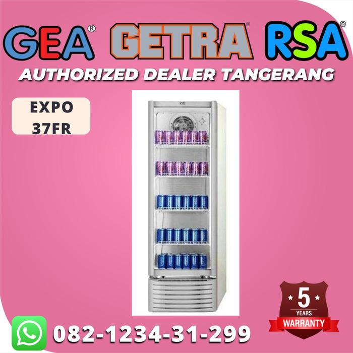 Jual Showcase GEA Expo 37 FC Display Cooler Kulkas Minuman EXPO 37 FR ...