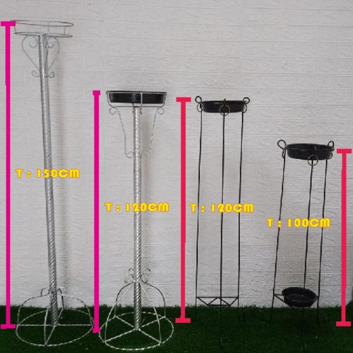 Jual Besi Standing Tanaman Hias Rangkaian Bunga Besi Pot - Jakarta ...