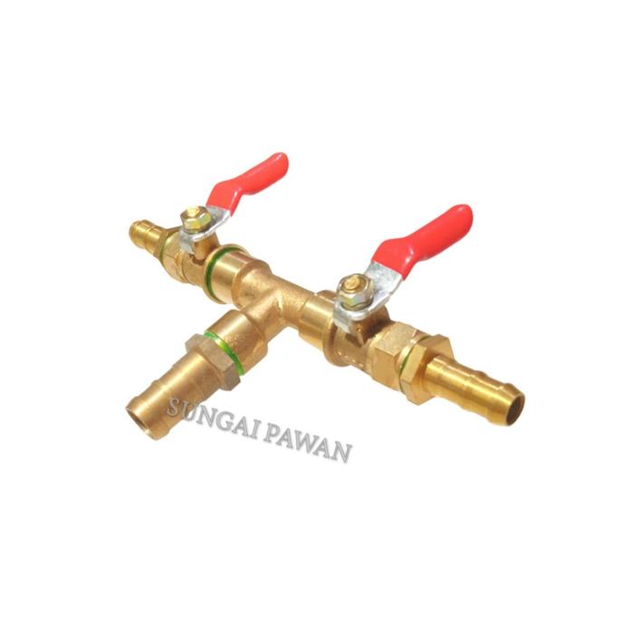 Jual sambungan konektor selang air T 1/2 inchi ke cabang 2 3/8 inchi ...