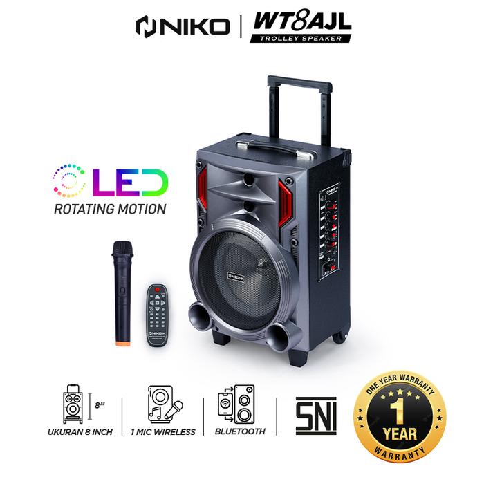 Promo Trolley Speaker NIKO 8AJL [8 inchi] Cicil 0% 3x - Jakarta Barat ...