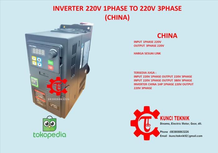 Jual Inverter China Murah 3hp 2.2Kw China In 220v 1phase Out 220v 3phase - Kota Tangerang ...