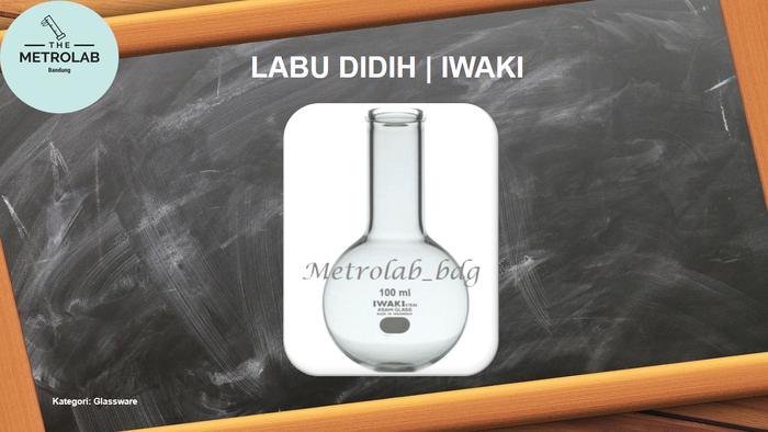 Jual Labu Didih |Boiling Flask |Dasar Rata | Iwaki | 100 ml -200 ml ...