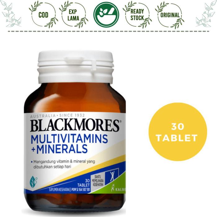 Promo BLACKMORES MULTIVITAMINS + MINERAL 30 TABLET MULTIVITAMIN BLACK ...