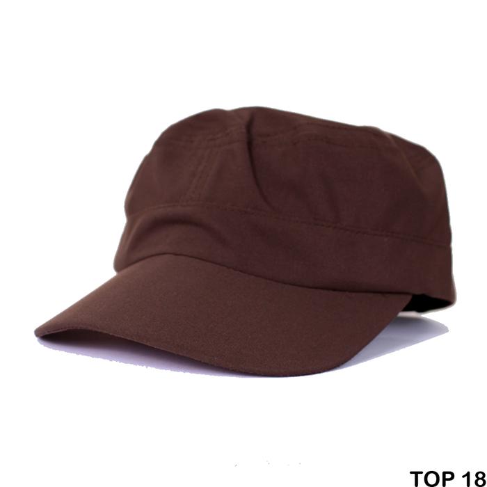 Jual Topi Komando Polos Terbaru TOP 18 - Coklat Tua - Jakarta Barat ...