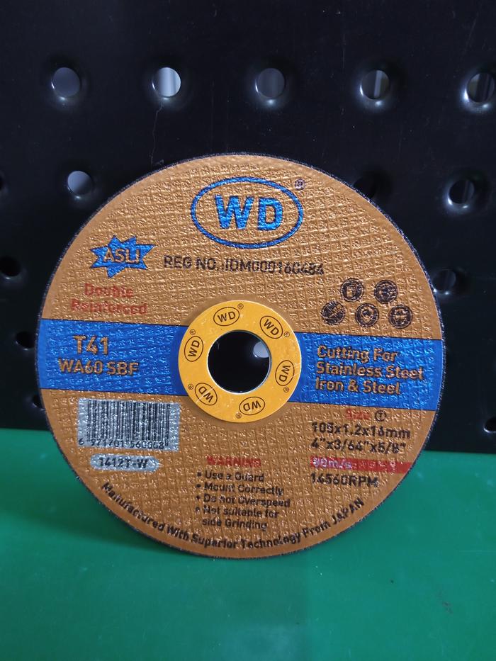 Jual WD Batu Gerinda Potong 4 Inch / Cutting Wheel 4" - Kab. Bekasi ...