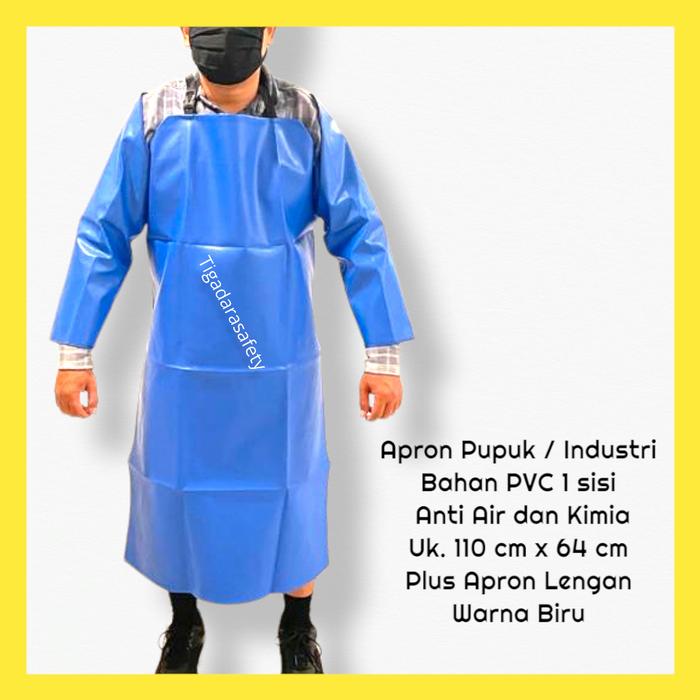 Jual Apron Pupuk dan Industri PVC Anti Air dan Kimia Plus Apron Lengan ...