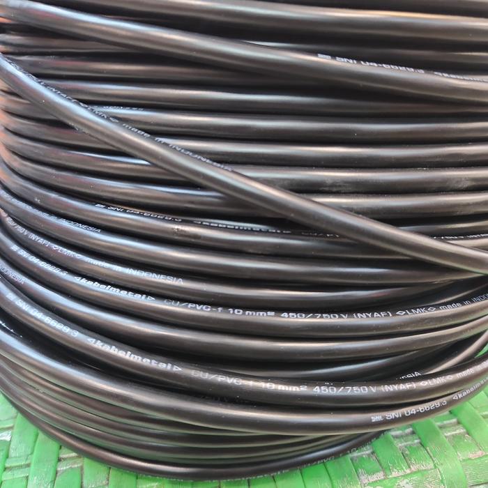 Jual kabel nyaf 10mm metal meteran kabel serabut 10mm hitam - Jakarta Pusat - laskar jaya abadi ...