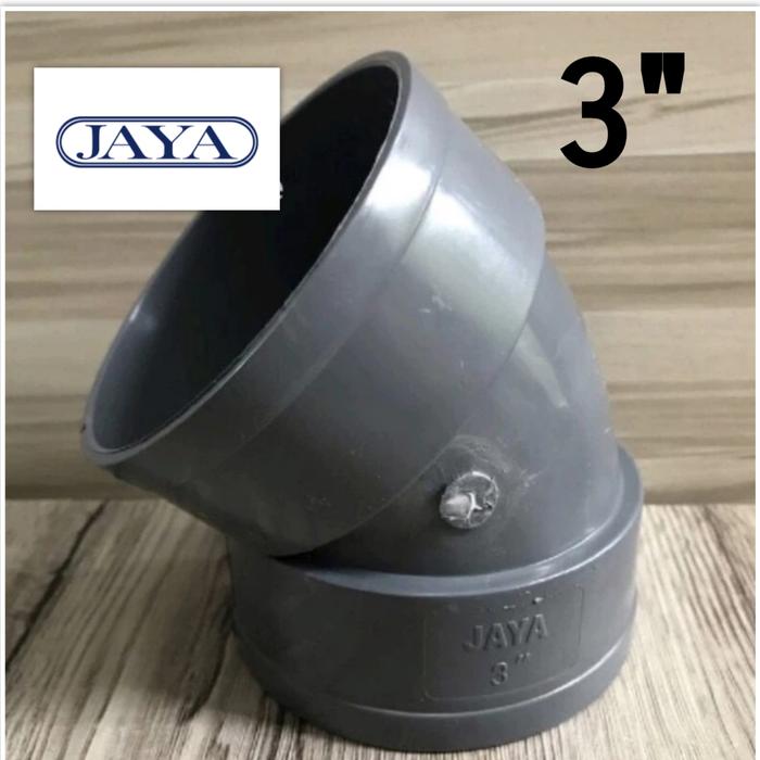 Jual Keni 45 derajat 3 inch D JAYA Elbow Knee Kenie L Knie 45 x 3" inch - Kota Surabaya - NS ...