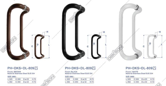 Jual PULL HANDLE DEKKSON DELUXE PH DL809 25X325X300 MATT BLACK WHITE AS ...