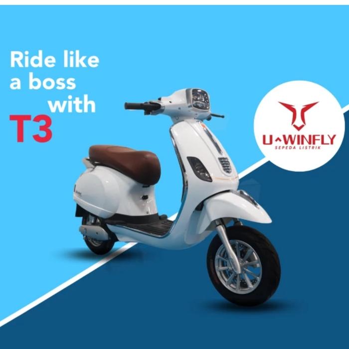 Jual Sepeda Motor Listrik T3 U-winfly / Motor Listrik T3 Uwinfly ...