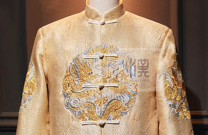 Jual CHEONG SAM PRIA CHINESE BAJU SANGJIT GOLD SET XINCIA CHEONGSAM ...