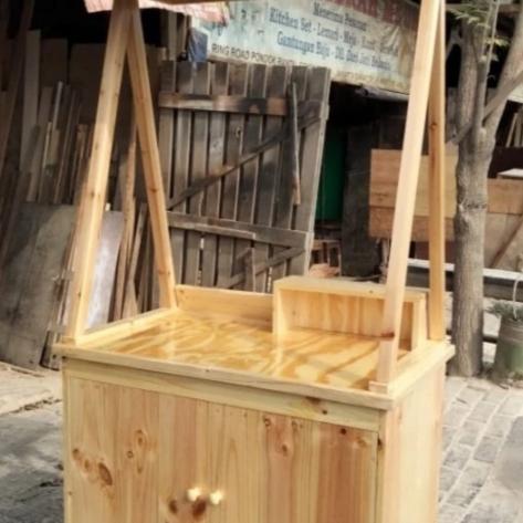 Jual booth kayu jati Belanda minimalis - Jakarta Barat - NDF NUR DINA ...